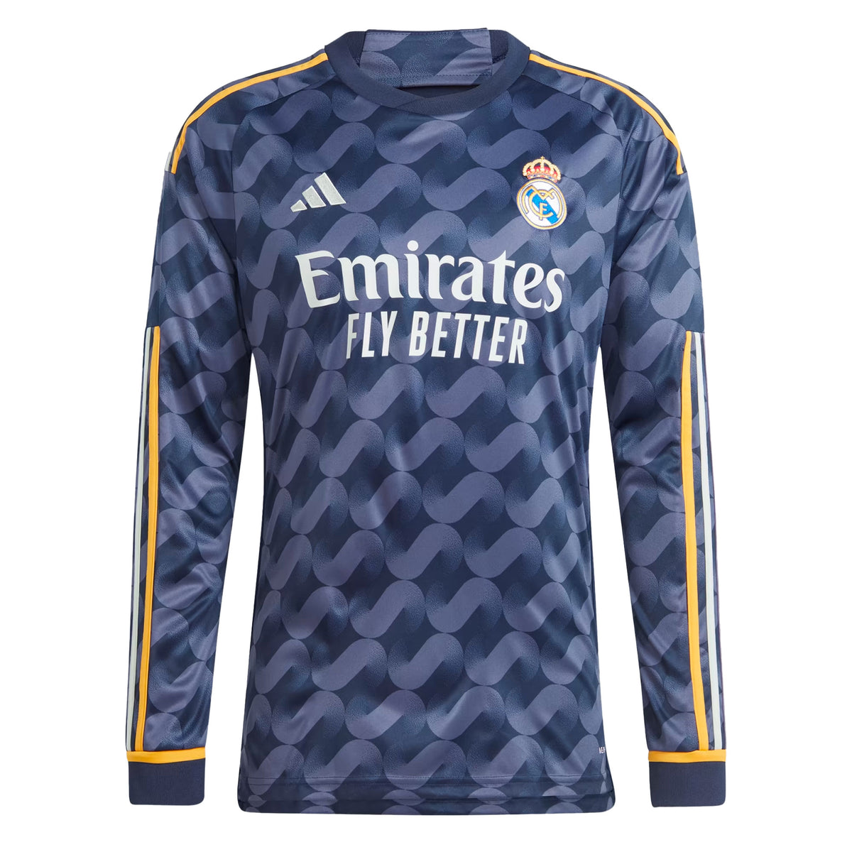 adidas Men's Real Madrid 2023/24 Away Long Sleeve Jersey Legend Ink – Azteca Soccer