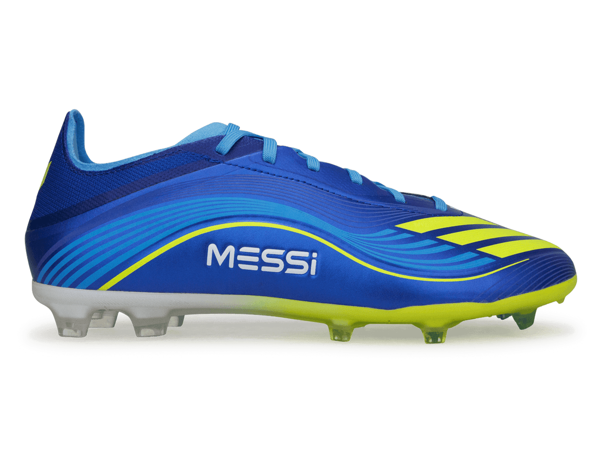adidas Kids F50 Messi Elite FG Sea Blue/Solar Yellow – Azteca Soccer