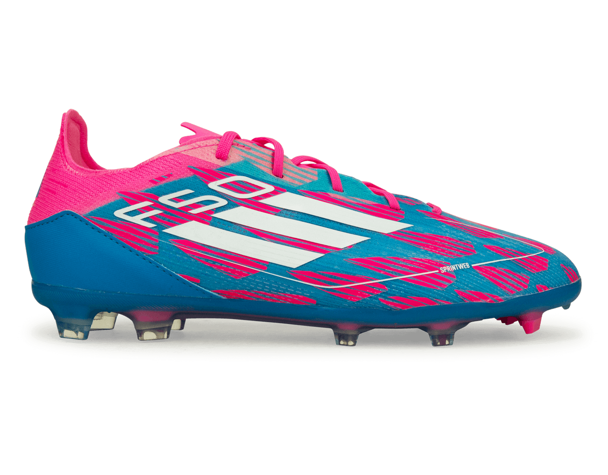 adidas Kids F50 Pro FG Pink/White/Blue – Azteca Soccer