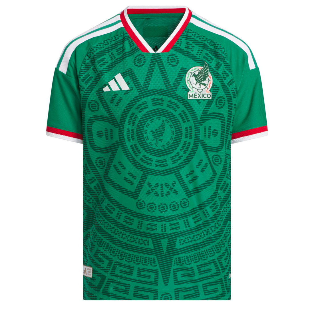adidas Kids Mexico World Cup 2026 Authentic Home Jersey Green/White ...