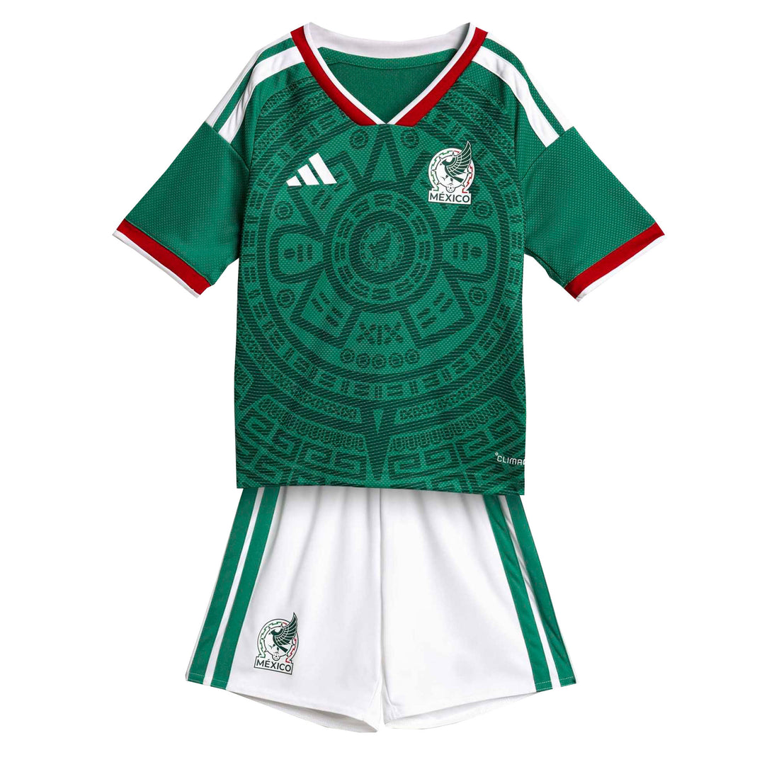 adidas Mexico Youth Home Soccer Mini Kit World Cup 2026 – Azteca Soccer