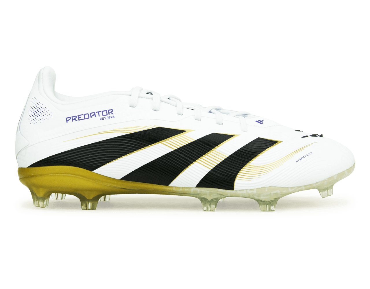 adidas Kids Predator Elite FG White/Black/Gold – Azteca Soccer