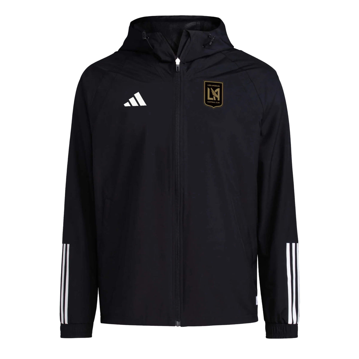 adidas Men's 2024 LAFC Tiro 23 AW Jacket Black/White – Azteca Soccer