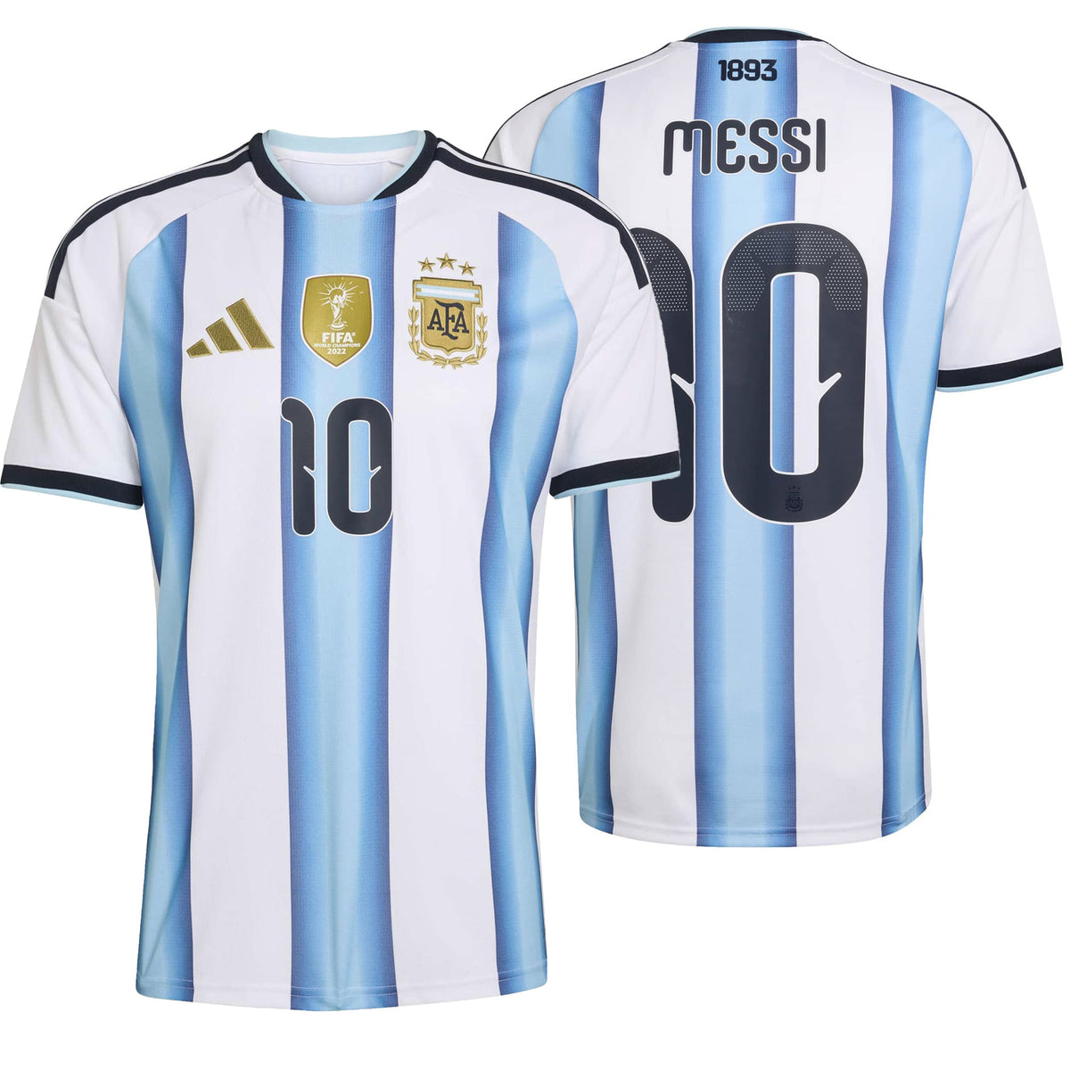 adidas Men's Argentina World Cup 2026 Home Jersey w/ Messi #10 Printin ...