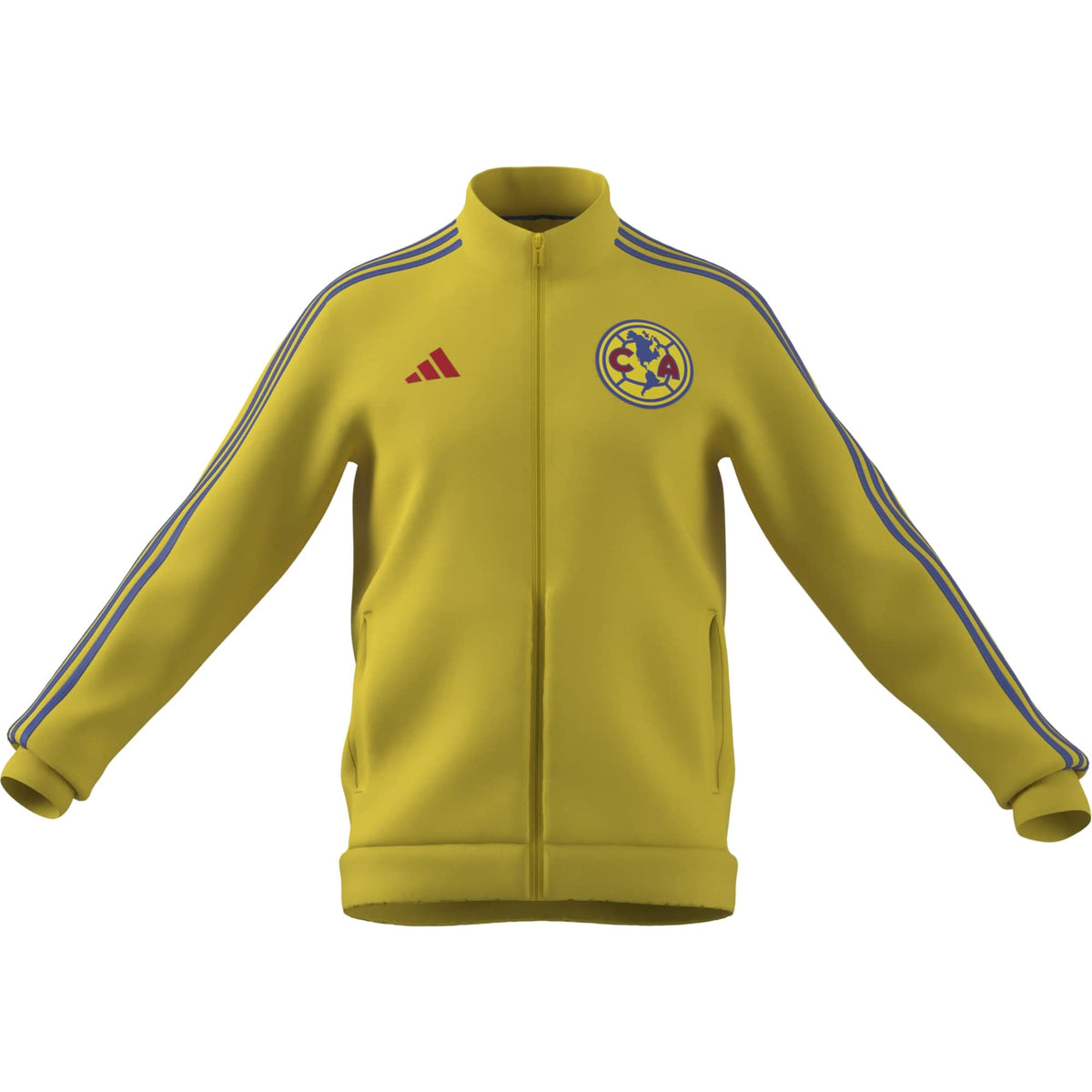 adidas Men's Club America 2026 DNA Track Top Jacket - Yellow – Azteca ...