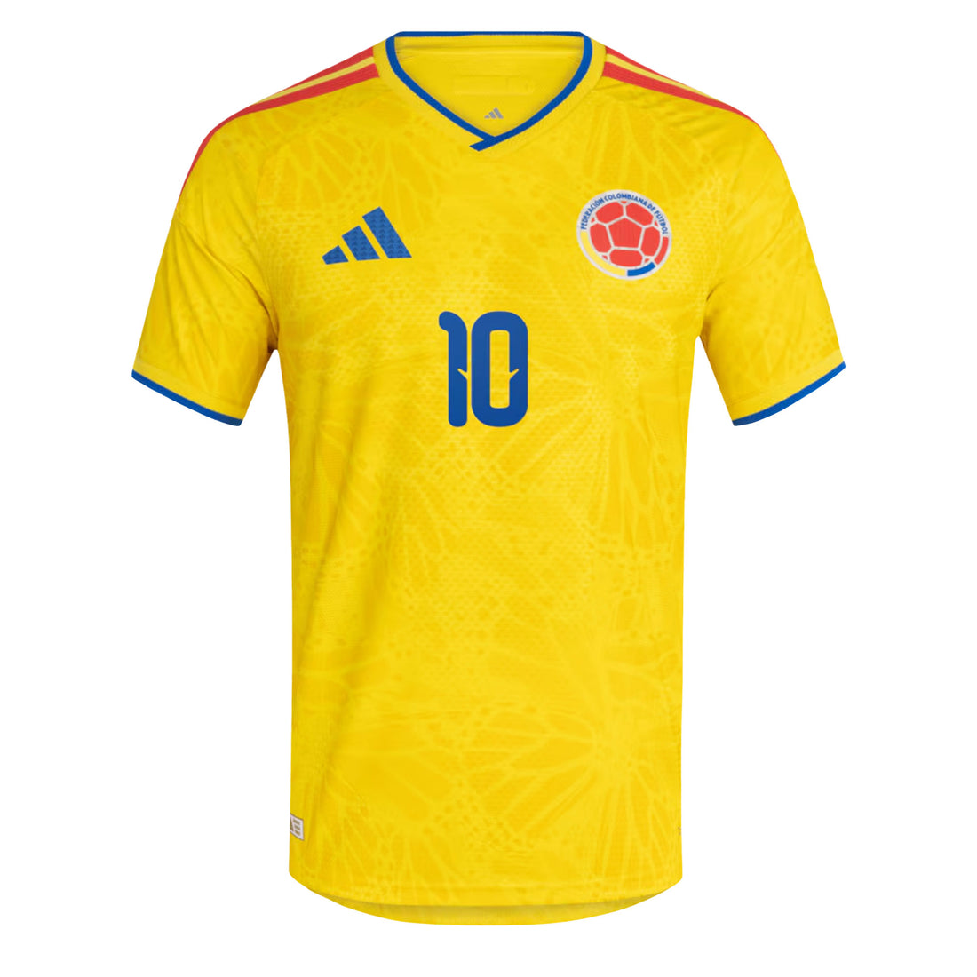 adidas Men's Colombia World Cup 2026 Authentic Home Jersey w/ James #1 ...