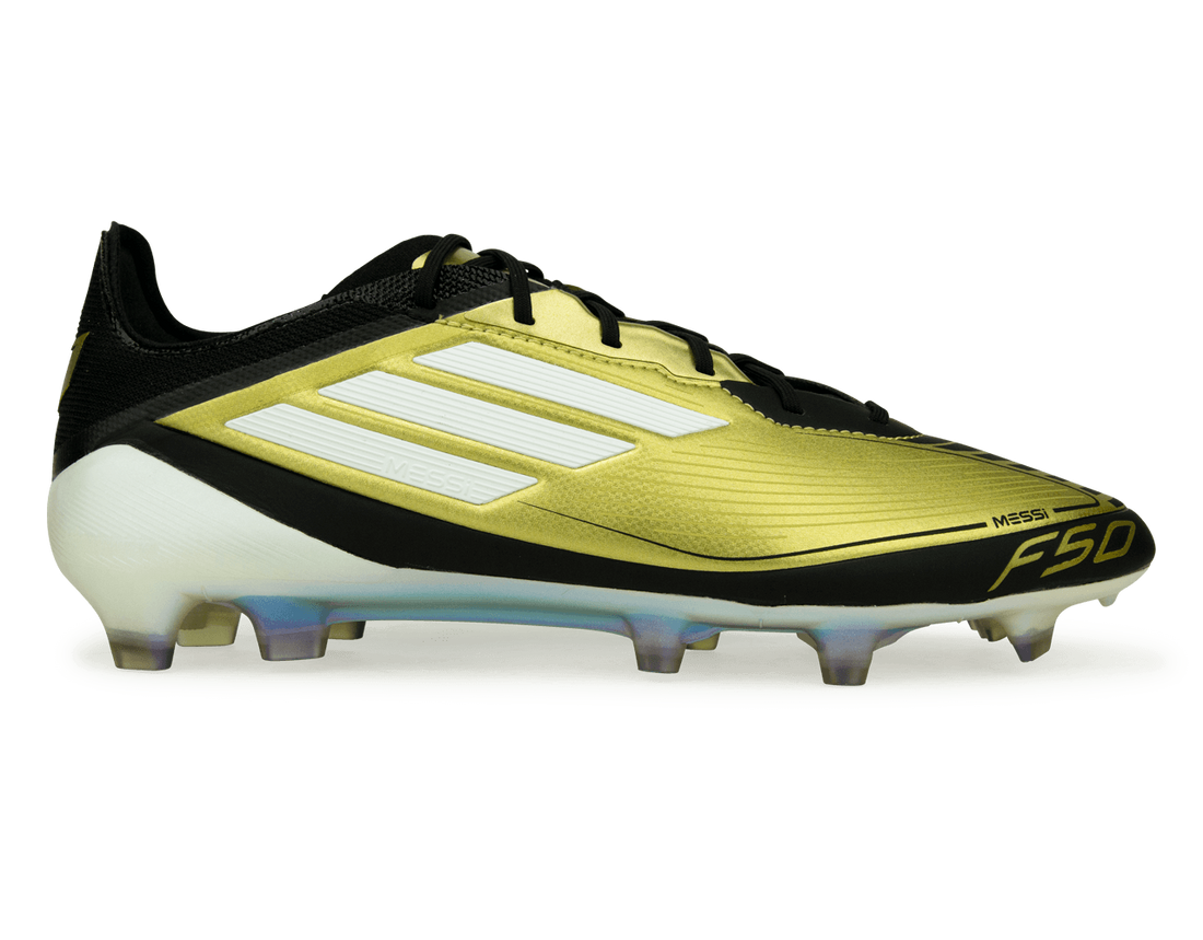 adidas Men's F50 Messi Elite FG Gold/Black/White – Azteca Soccer
