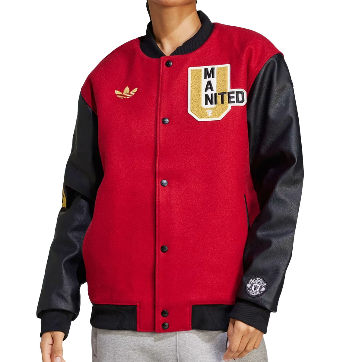 adidas Men's Manchester United 2024/25 VRCT Jacket Red/Black – Azteca ...