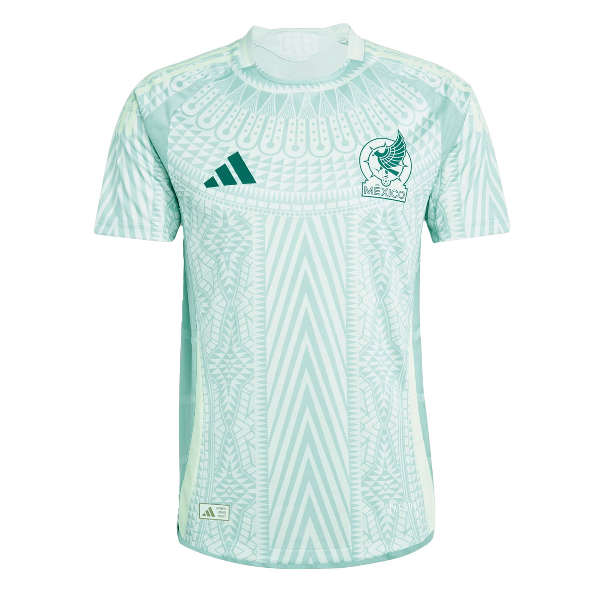 adidas Men's Mexico 2024/25 Authentic Away Jersey Light Green – Azteca ...