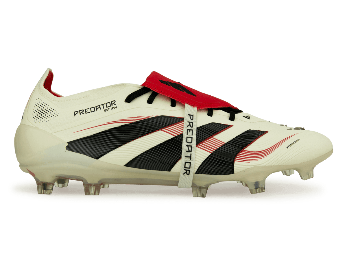 adidas Men's Predator Elite Foldover Tongue FG Off White/Core Black ...
