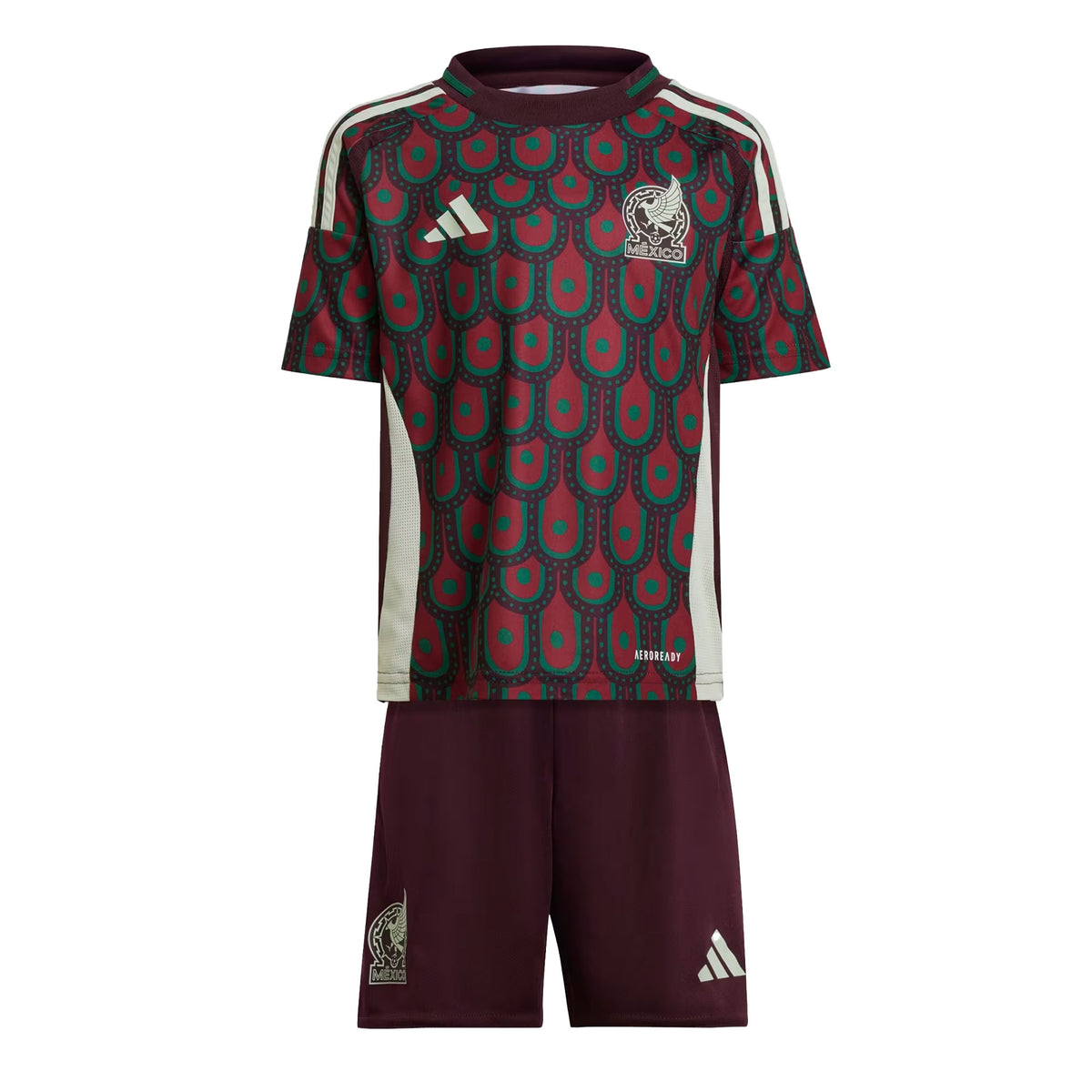 adidas Mexico Home 2024/25 Mini Kit – Azteca Soccer