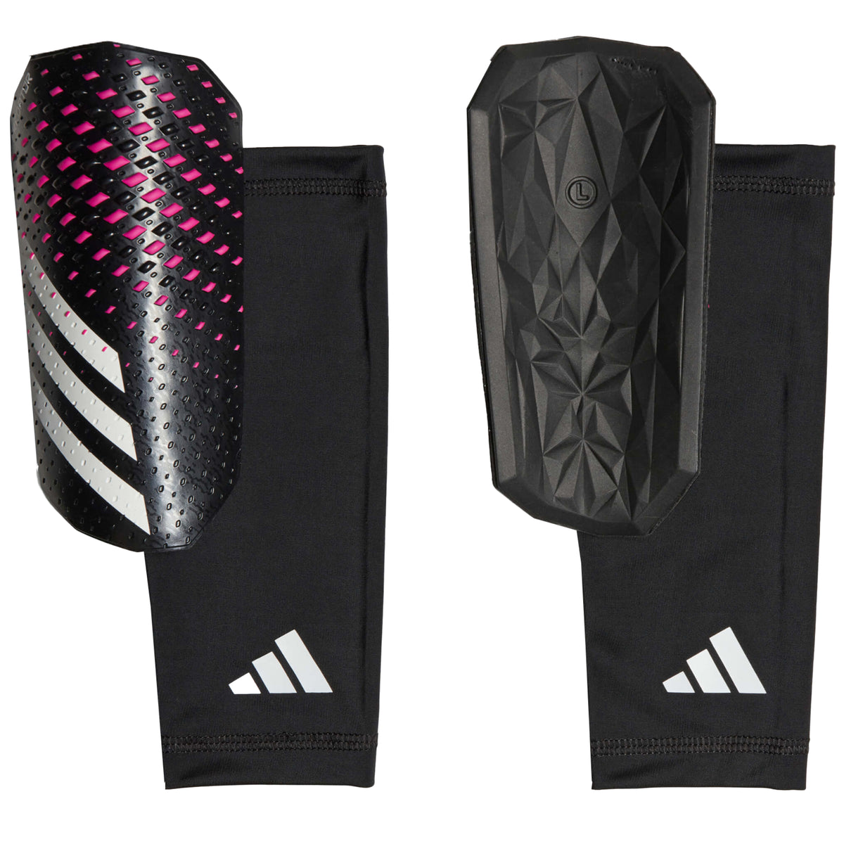 adidas Predator Competition Shin Guards Black/Pink – Azteca Soccer