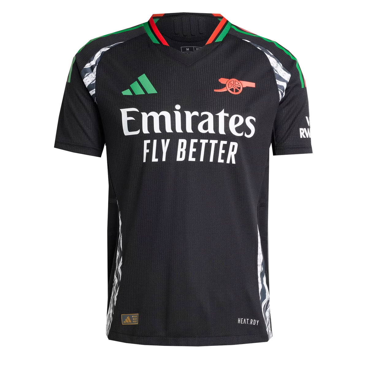 adidas Men's Arsenal 2024/25 Authentic Away Jersey Black/Green – Azteca ...
