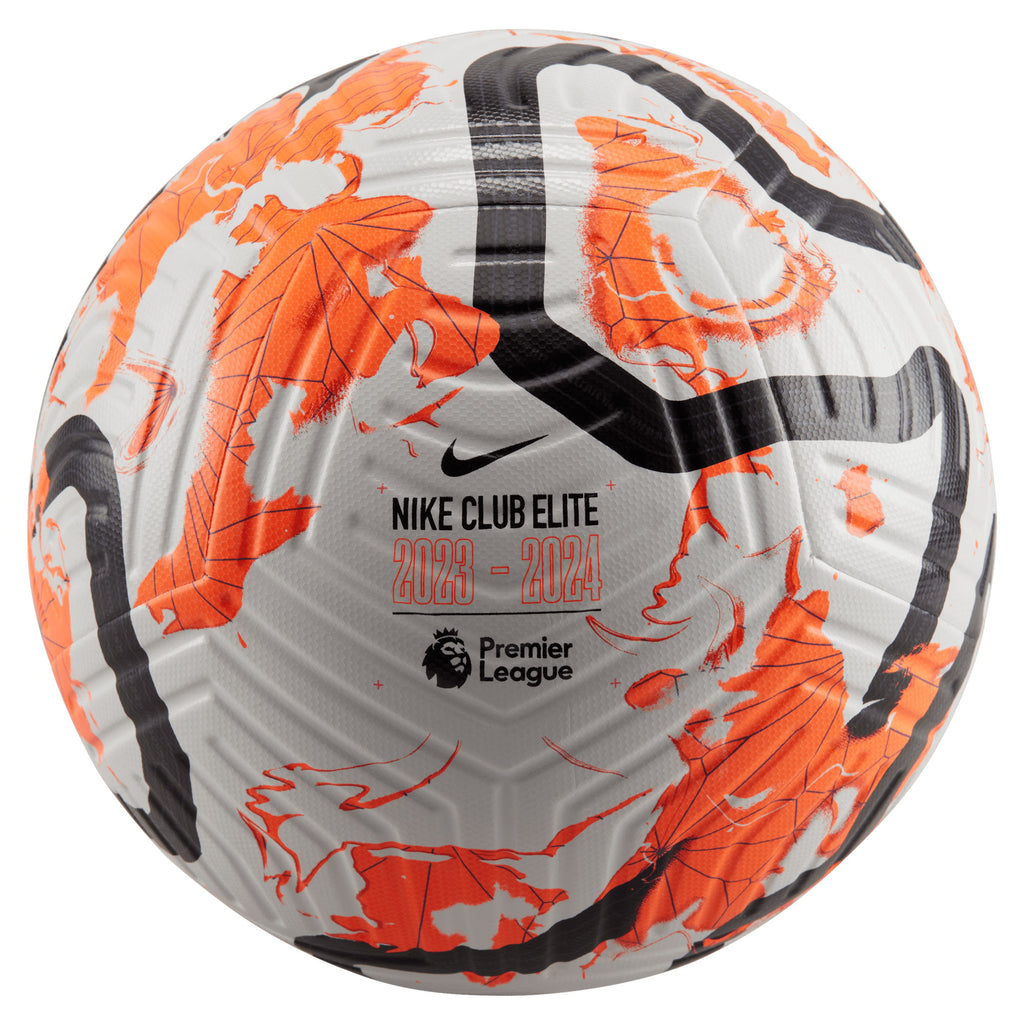 Nike Club Elite Premier League Ball White/Black/Orange – Azteca Soccer