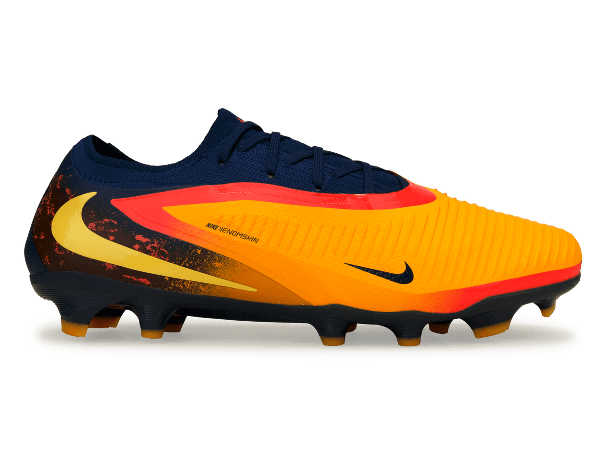 Nike Men Erling Haaland Phantom 6 Low Pro FG Laser Orange/Lemon ...