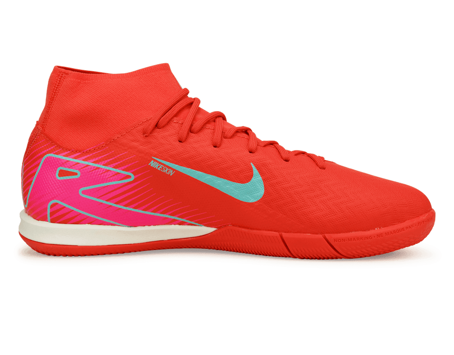 Nike Men's Zoom Mercurial SuperFly 10 Academy IC Ember Glow/Aurora Gre ...