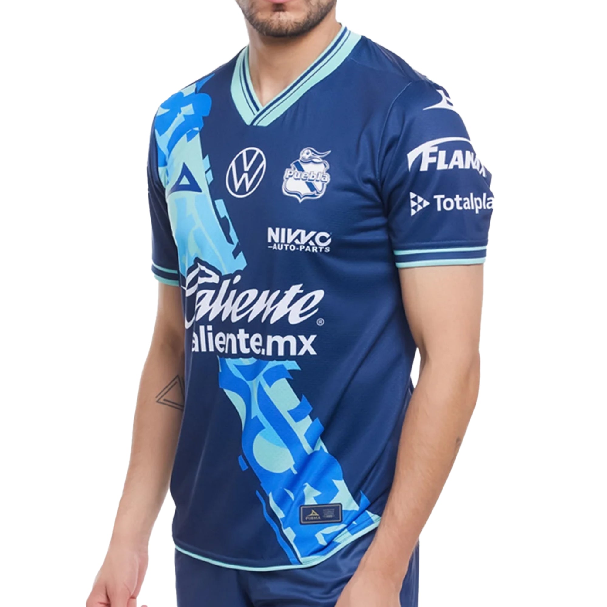 Pirma Men's Puebla 2024/25 Authentic Away Jersey Navy – Azteca Soccer