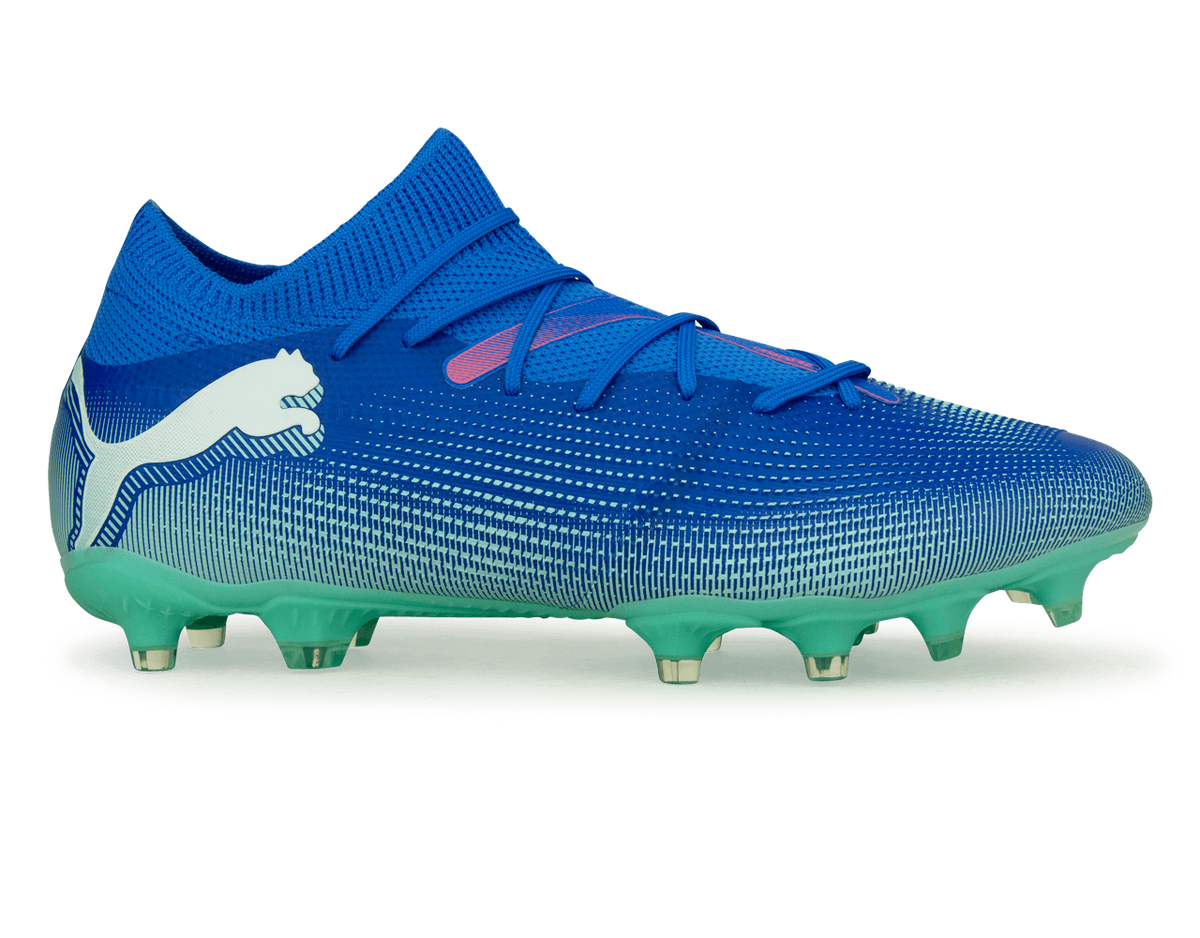 PUMA Men's Future 7 Match FG/AG Bluemazing/White – Azteca Soccer