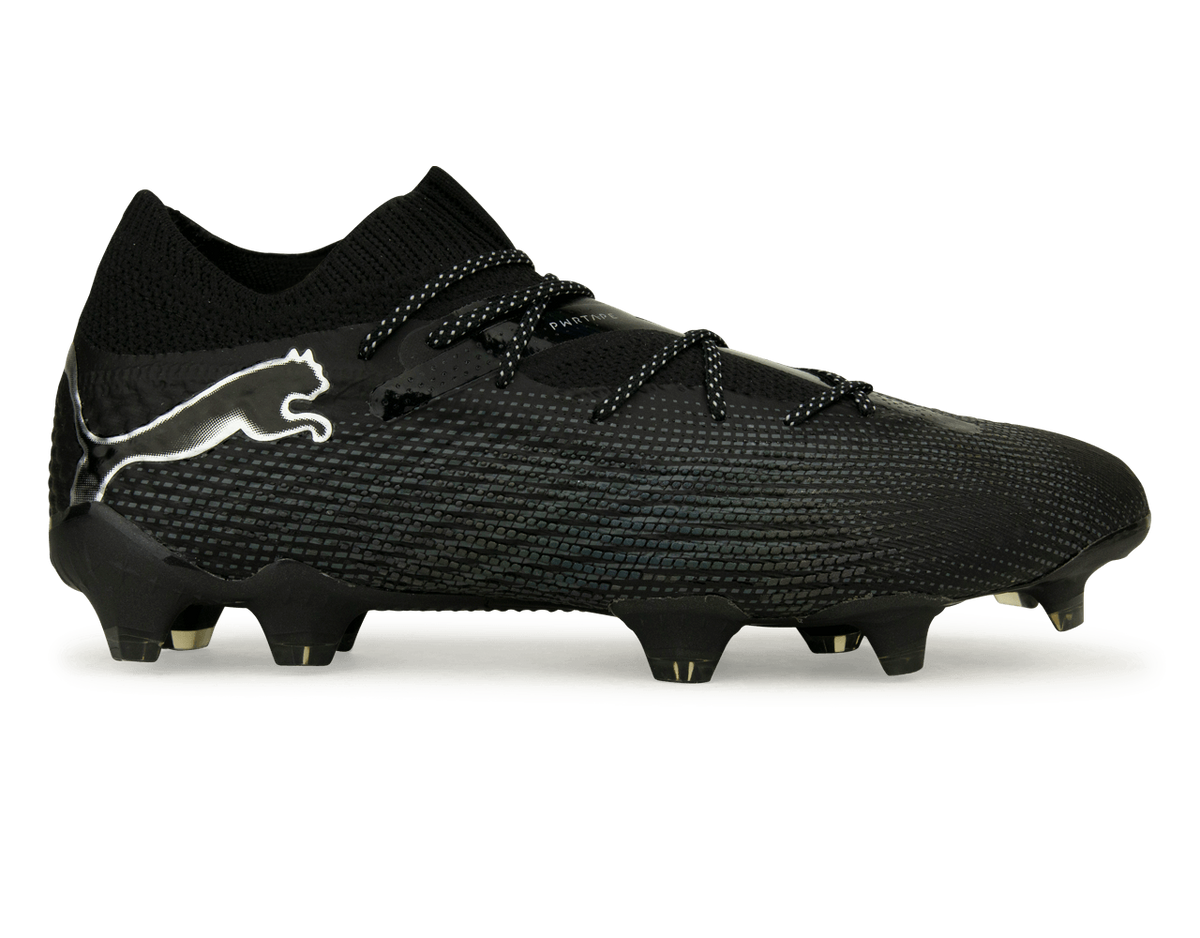 PUMA Men's Future 7 Ultimate FG/AG Black/Silver – Azteca Soccer