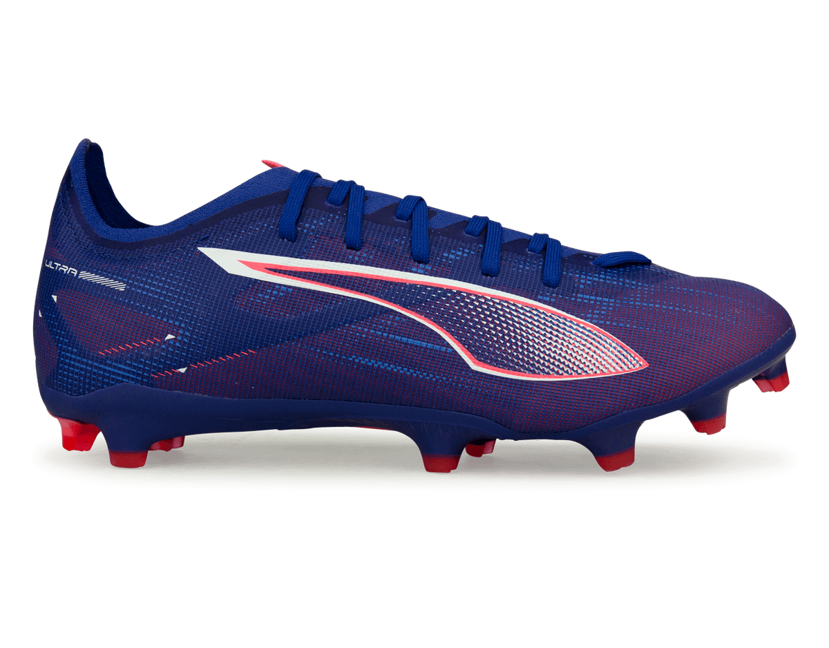 PUMA Men's Ultra 5 Match FG/AG Lapis Lazuli/White – Azteca Soccer