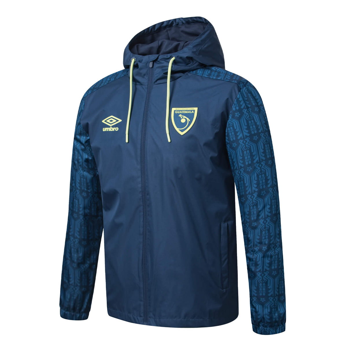 Umbro Men's Guatemala 2025/26 Rain Jacket Blue – Azteca Soccer
