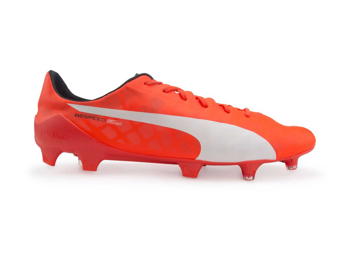 PUMA Men's evoSPEED SL FG Lava | Puma Soccer Cleats – Azteca Soccer