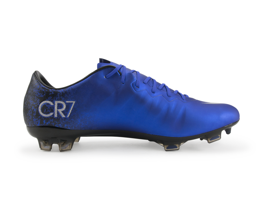 Nike Men's Mercurial Vapor X CR7 FG Deep Royal Blue/Metallic Silver ...