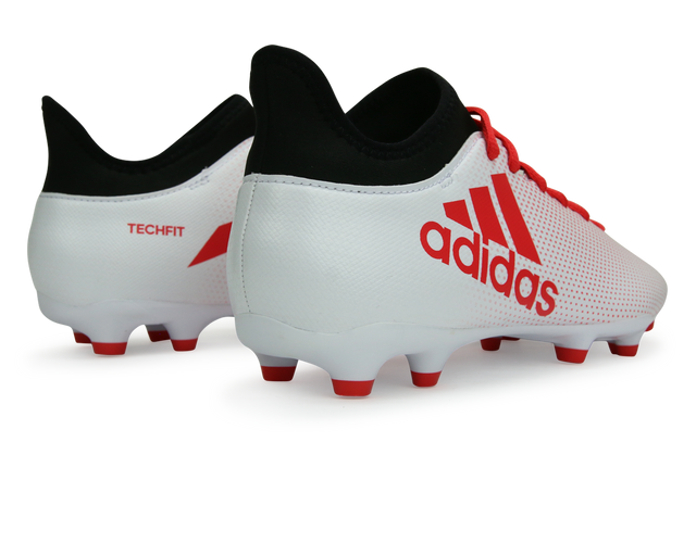 adidas Men's X 17.3 FG White/Real Coral/Core Black – Azteca Soccer