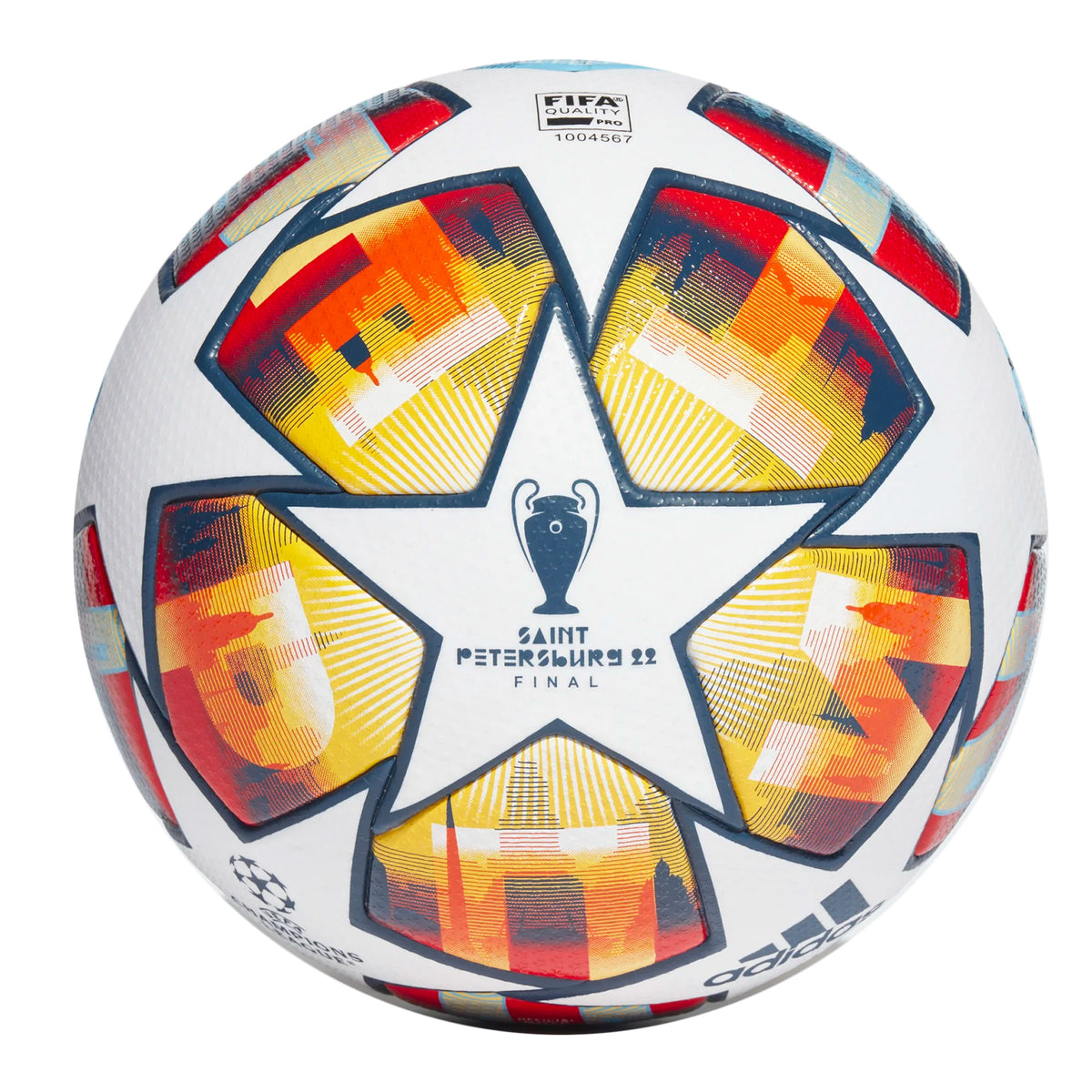adidas Finale 22 UCL Official Match Ball Orange/White/Blue – Azteca Soccer