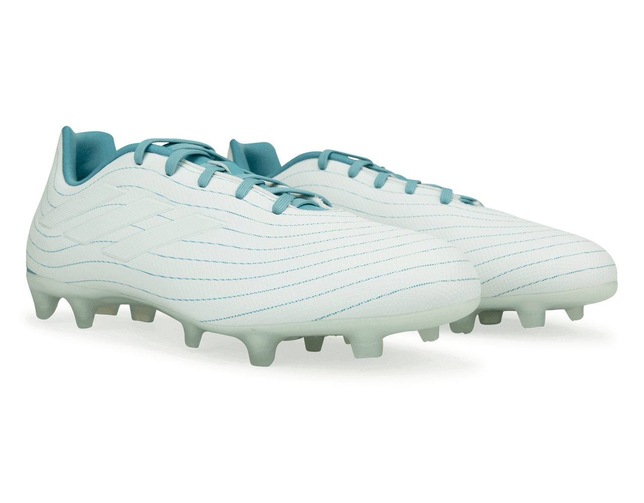 adidas Men's Copa Pure.3 FG White/Blue – Azteca Soccer