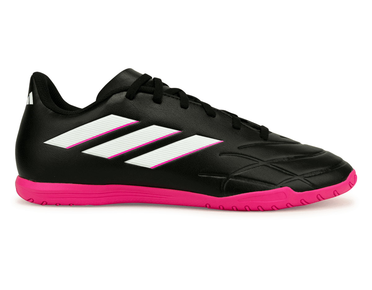 adidas Men's Copa Pure.4 IN Black/Pink – Azteca Soccer