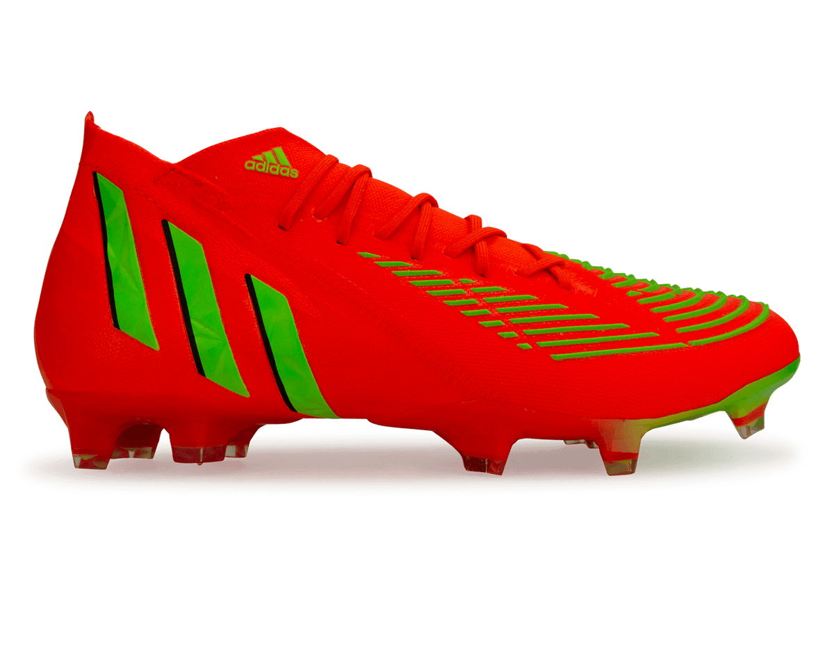 adidas Men's Predator Edge.1 FG Solar Red/Solar Green – Azteca Soccer