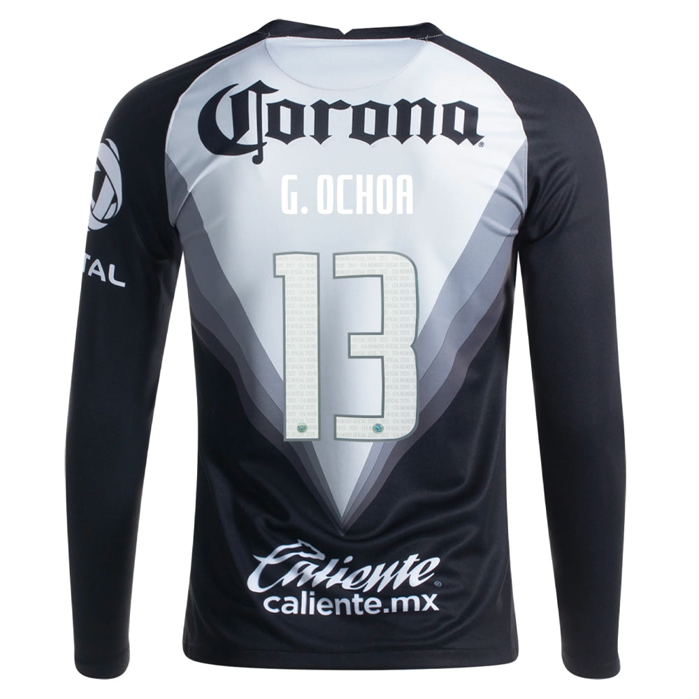 2020/21 Club America G. Ochoa #13 Goalkeeper Official Nameset – Azteca ...