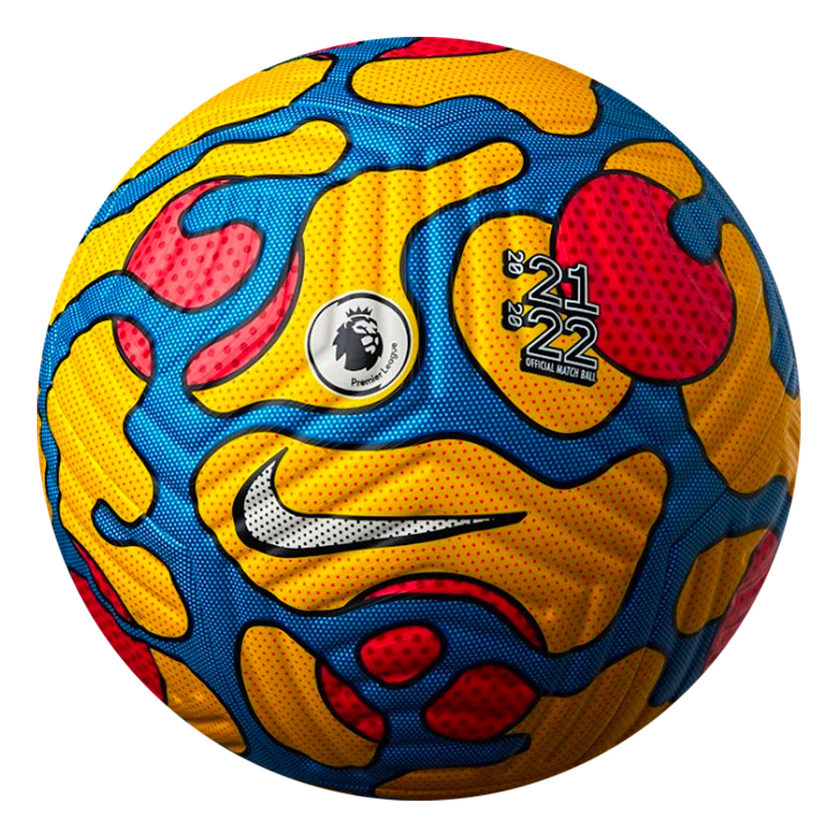 Nike Premier League 2021/22 Flight Official Match Ball Yellow/Crimson ...