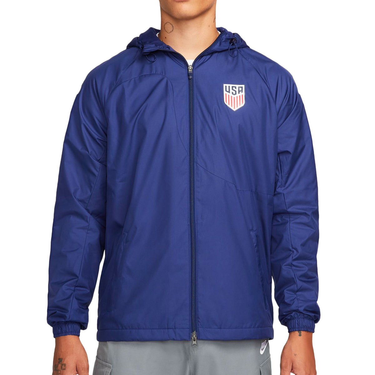 Nike Men's USA Strike Woven Jacket Loyal Blue/White – Azteca Soccer