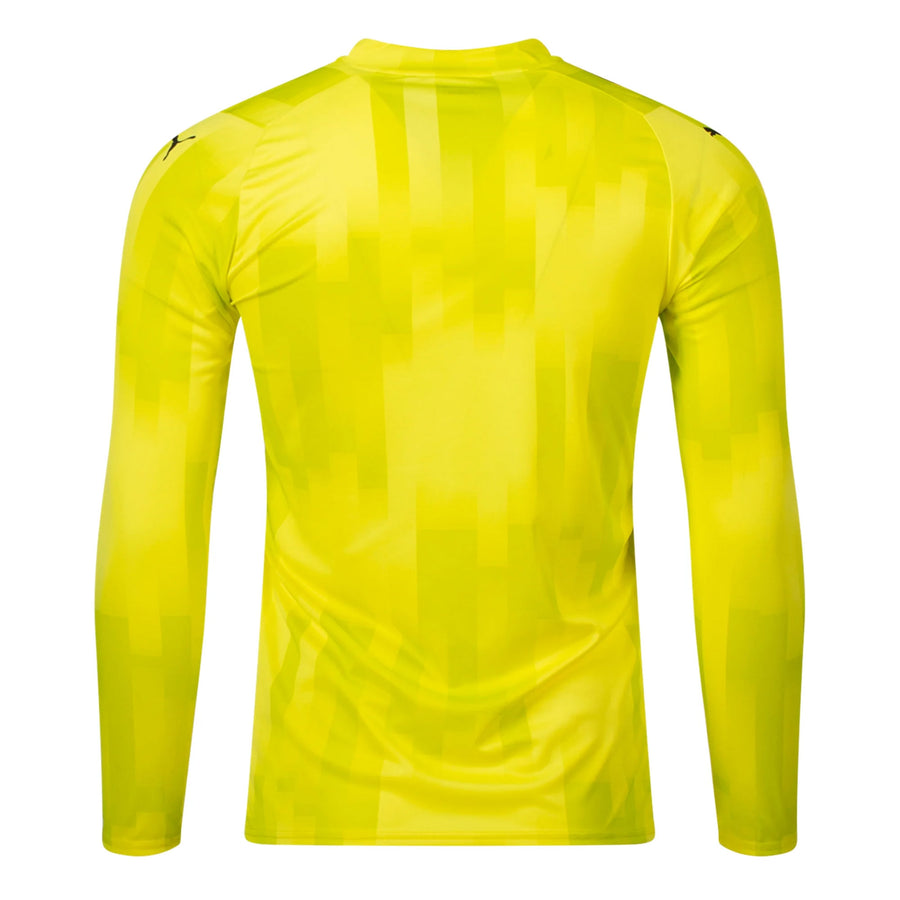 PUMA Kids Team Target Goalkeeper Long Sleeve Jersey Fluo Yellow/Black ...