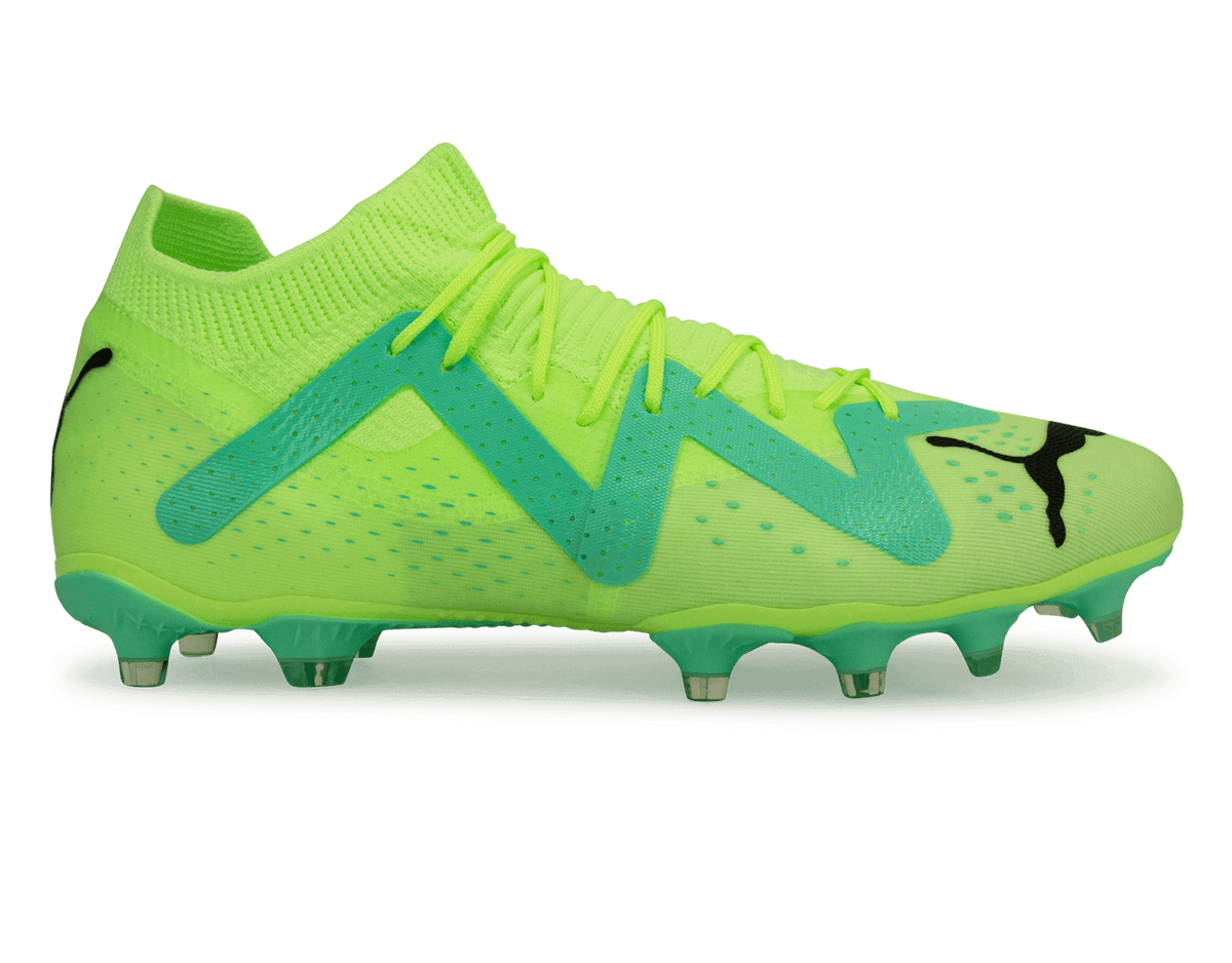 PUMA Men's Future Match FG/AG Yellow/Mint – Azteca Soccer