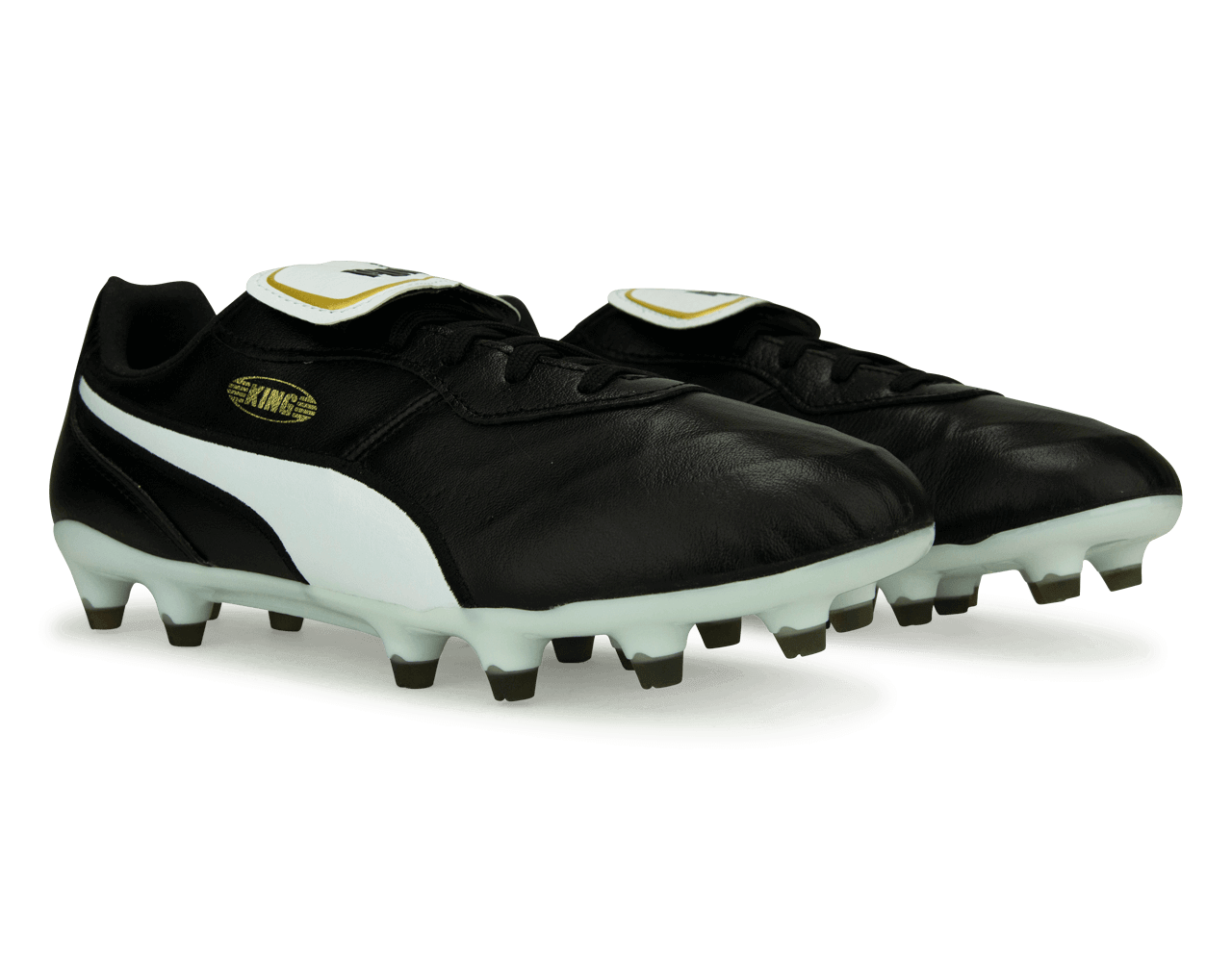 PUMA Men's King Top FG Black/White – Azteca Soccer