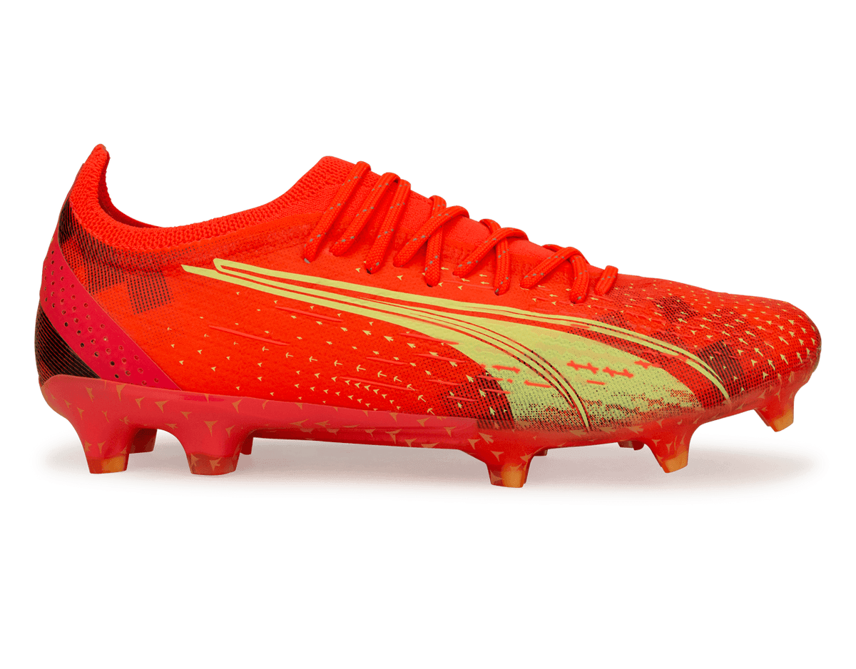 PUMA Men's Ultra Ultimate FG/AG Coral/Black – Azteca Soccer